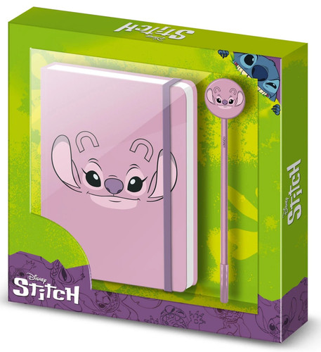 Disney Stitch Angel Heady A5 Notebook & Pen Gift Box | GamerZone Malta