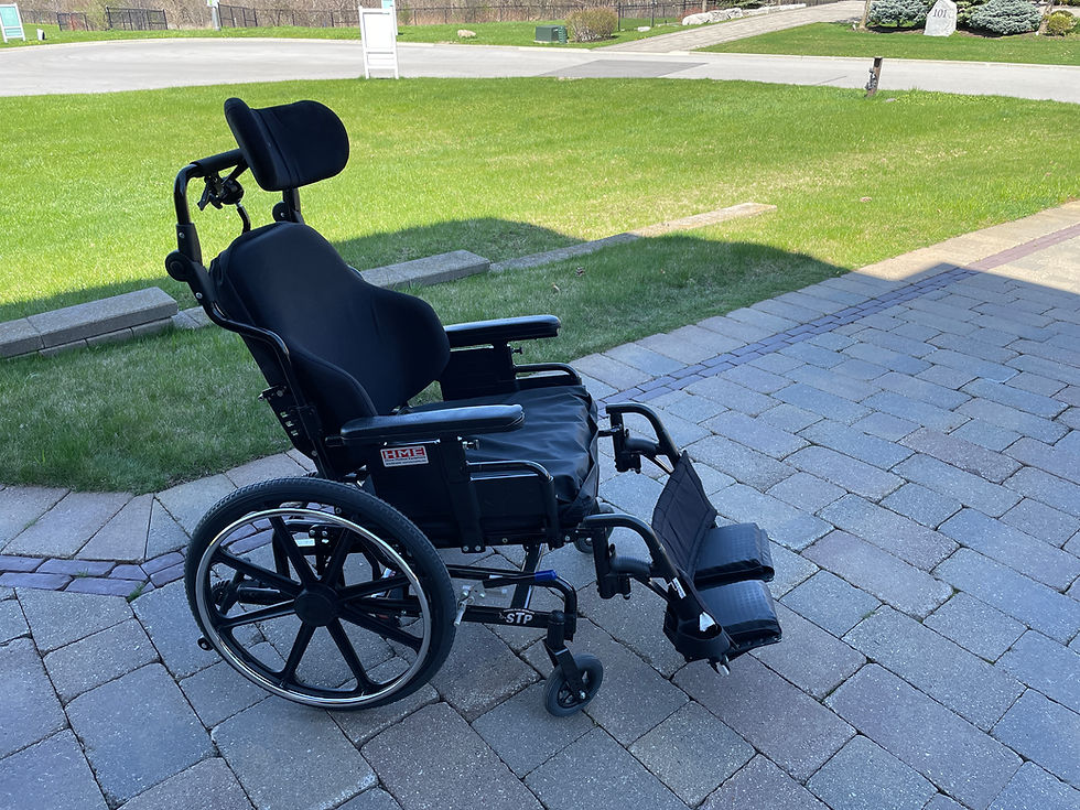 Lot 83 - Power Plus Mobility STP Tilt Manual Wheelchair (Retail $3,000 ...
