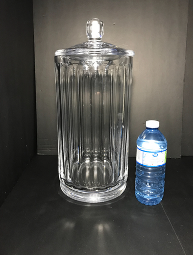 Lot 216 - Large Restoration Hardware Crystal Jar (Retail $450) | Castle ...