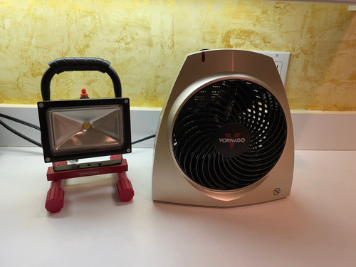 Lot 106 - Husky Spot Light/Vornado Heater | Castle Content Sales