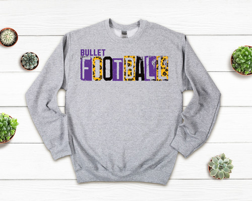Bullet Football Block Letter | Tc Printing Design