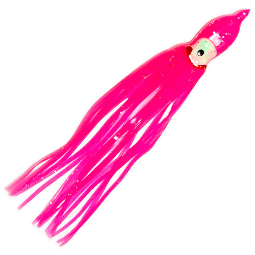 Hoochie Skirts Squid Pink 4.75 inch | Sanhu Tackle