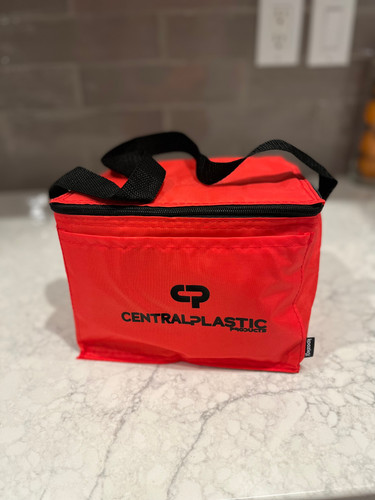 6 PACK LUNCH BOX - $15.00 CENTRAL PLASTIC PRODUCTS SOFT COOLER *RED ...