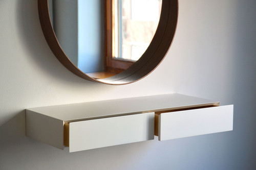 White floating dressing table | mybettershelf