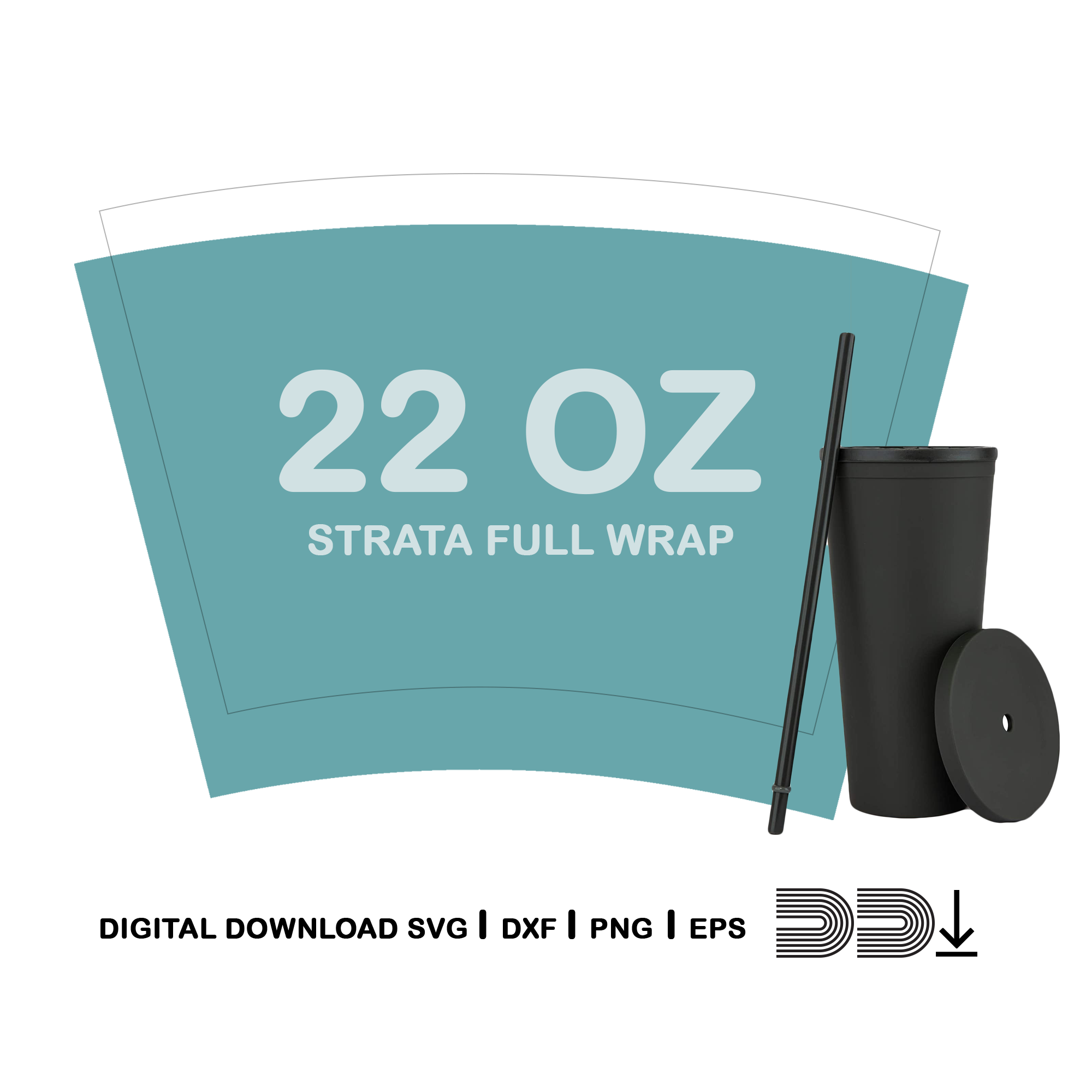 Strata Tumbler Wrap Template SVG Strata Cup svg Strata Cup 22 oz ...