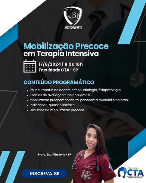 Fisioterapia Intensiva | Instituto Beta de Ensino em Saúde