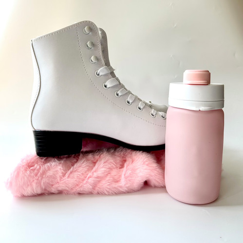 Soakers And Water Bottle Combo Pink | Figure Skates Access