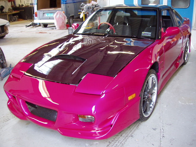 Nissan 180SX Pink Bodykit