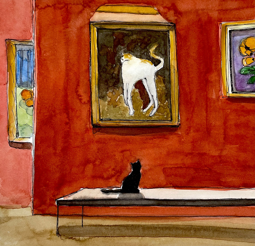 The Black Cat at the Musee d'Orsay | Jan L Waldron Art
