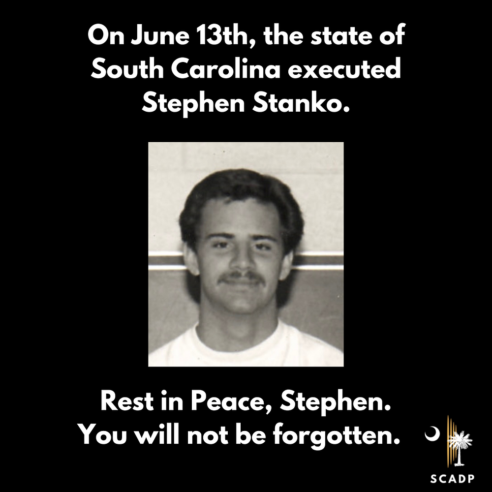 A Statement on the Execution of Stephen Stanko