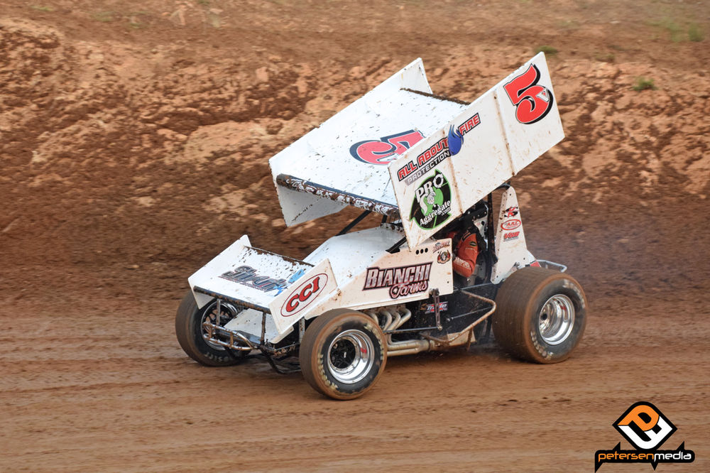 ‘The Shark’ 12th During Placerville Speedway Sprint Car Finale