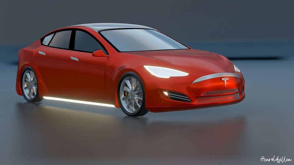 3D Animation : Tesla Model S