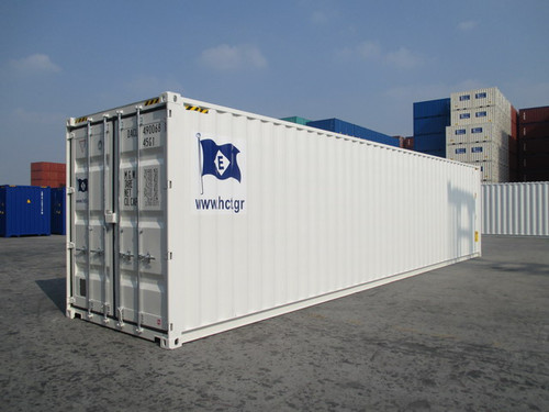 Container 40'ft High Cube New Blue Brown White | CONTAINERS