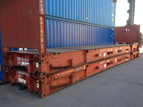 40'ft Flat Rack Colapsible | helleniccontainers