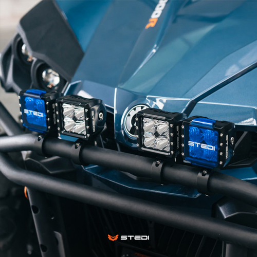 STEDI C4 LED Light Cube Black Edition - Spot | AOM Offroad - 4x4 ...