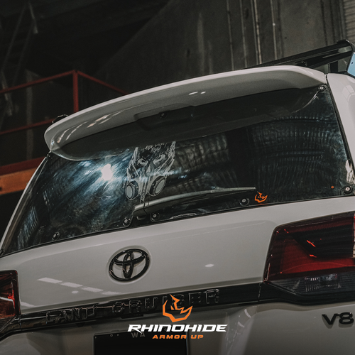 RHINOHIDE® Rear Windscreen Stone-Deflector | AOM Offroad - 4x4 Accessories