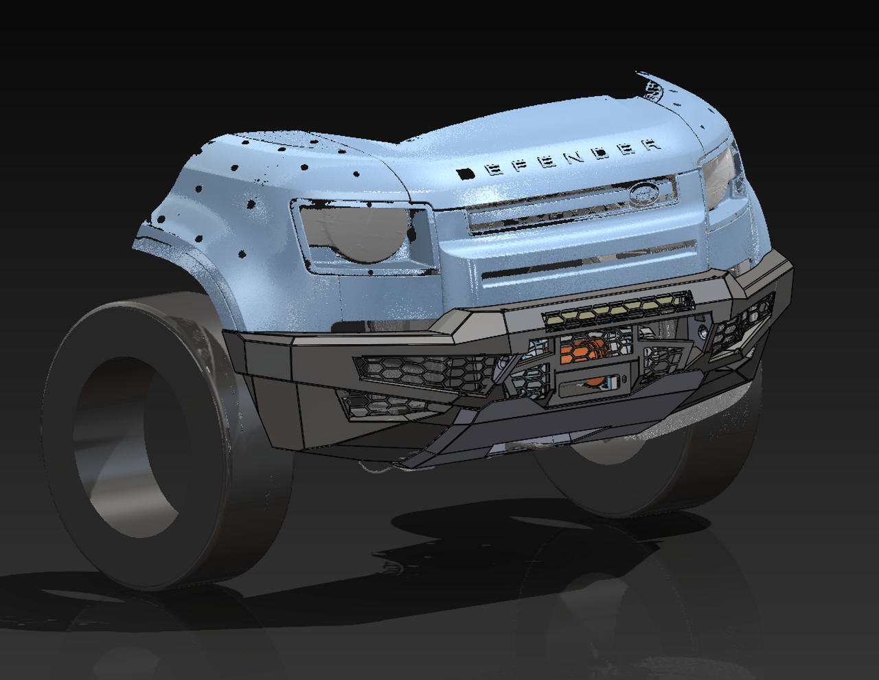 Offroad Animal Predator Bar - Land Rover Defender (2020 ...