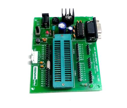 AVR Development Board with ZIF Support & ATMEGA32/16 | INSIGNIA LABS