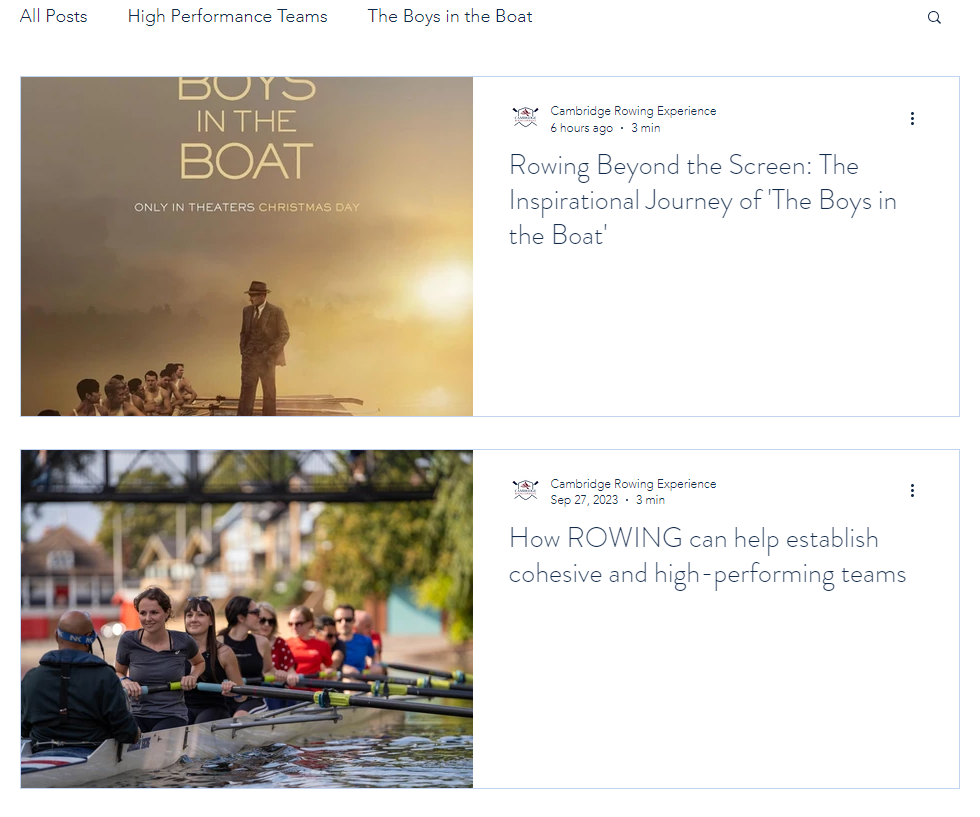 Blog | Cambridge Rowing Exp