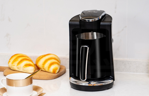 Automatic Greek / Turkish coffee machine Stainless steel brewing cup ...