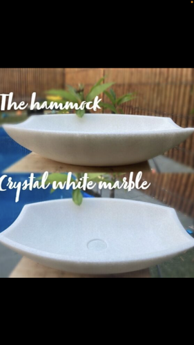 Crystal white marble stone sink freestanding BATHROOM sink | Maggazi