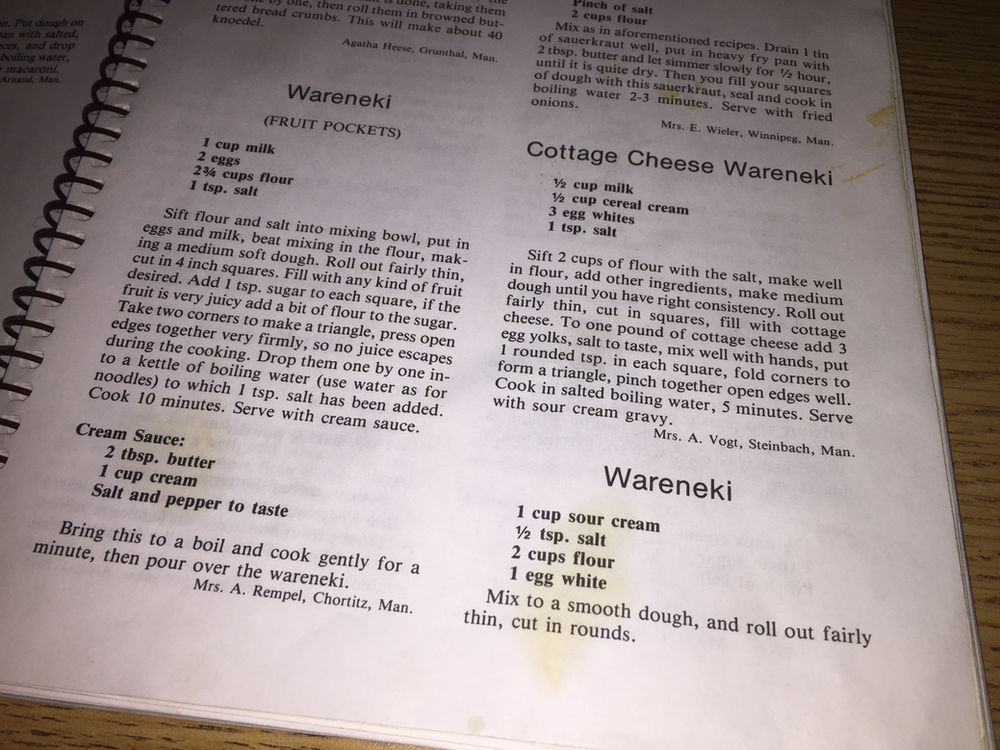 Mennonite Cottage Cheese Perogies (Wareneki)