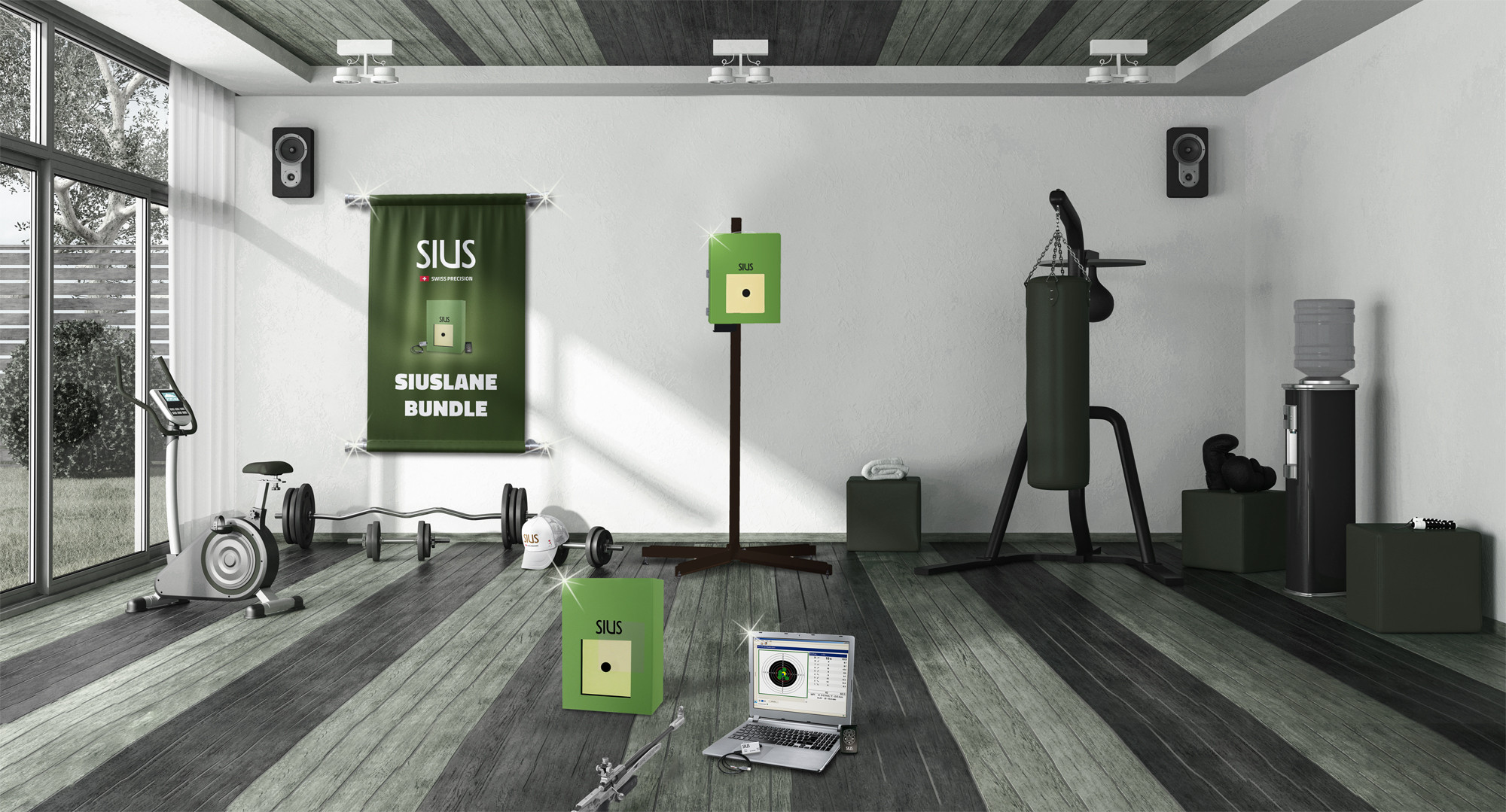 Single line / home training for sport shooting | Sius AG | Illnau-Effretikon