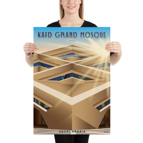 KAFD Grand Mosque - Riyadh - Saudi Arabia | SERGATI Posters