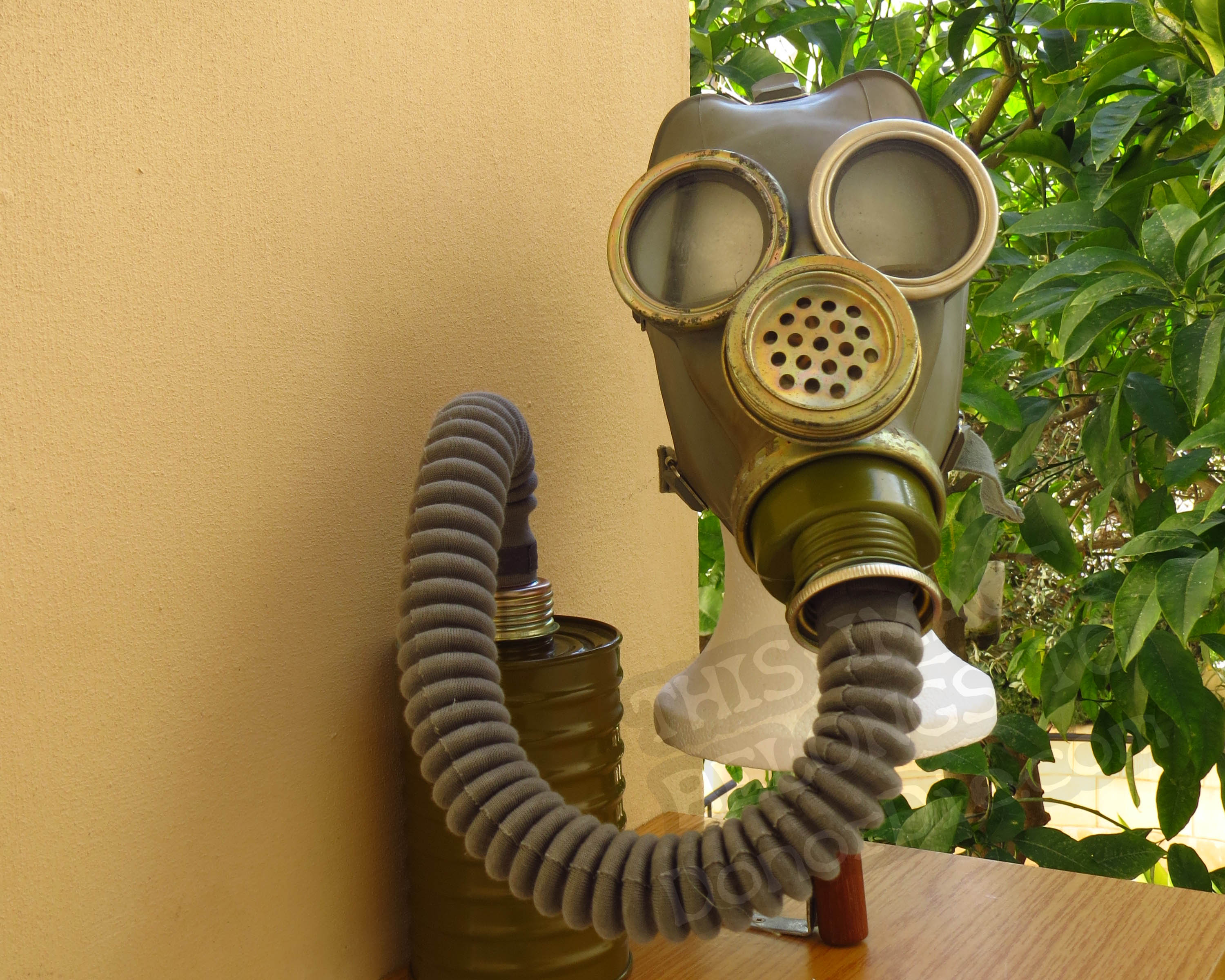 Youth Gray Soviet Russian USSR Military Gas Mask Soviet PDF-7 PPE Art ...