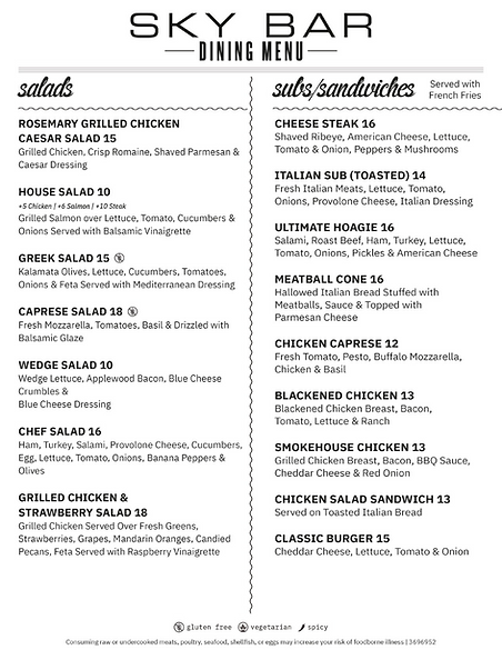 The Sky Bar | Downtown Fredericksburg, VA