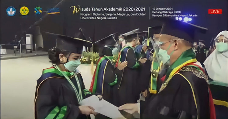 Pandemi Masih Berlanjut, UNJ Gelar Wisuda Secara Virtual