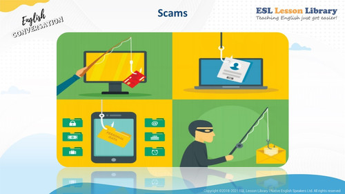 CEFR B2 - C1 ADULT/TEEN CONVERSATION COURSE - UNIT 14 - SCAMS | ESL ...