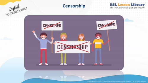 CEFR B2 - C1 ADULT/TEEN CONVERSATION COURSE - UNIT 9 - CENSORSHIP | ESL ...