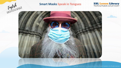 LET'S TALK - SMART MASK - LONG LESSON | ESL Lesson Library