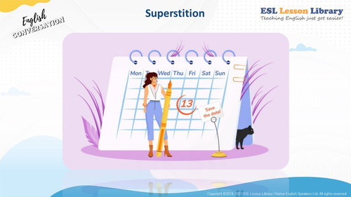 CEFR B2 - C1 ADULT/TEEN CONVERSATION COURSE - UNIT 12 - SUPERSTITIONS ...
