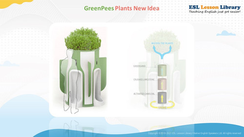 LET'S TALK - GREEN PEES - LONG LESSON | ESL Lesson Library