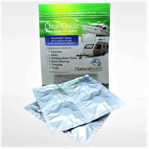 Clean Oxide 8 x 4g Chlorine Dioxide tablets | Crystal Clear Water