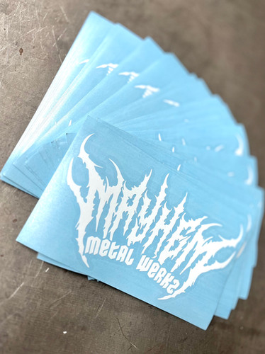 Mayhem Metal Decal | mayhemmetalwerkz