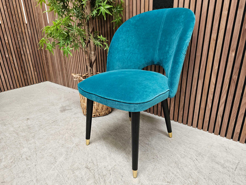 Sofa.com Darcy Dressing Room Chair In Neptune Smart Velvet RRP-£340 ...