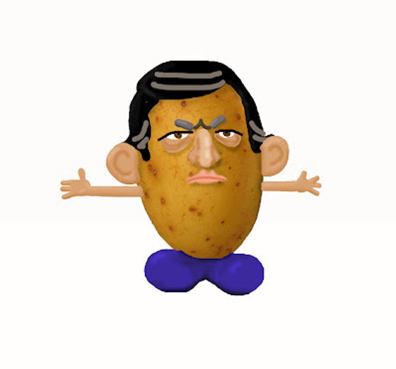 Mr Potato Heads running Europe