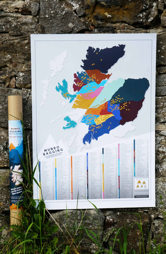 Munro Bagging Scratch Off Map | Kristen Bruce Studio