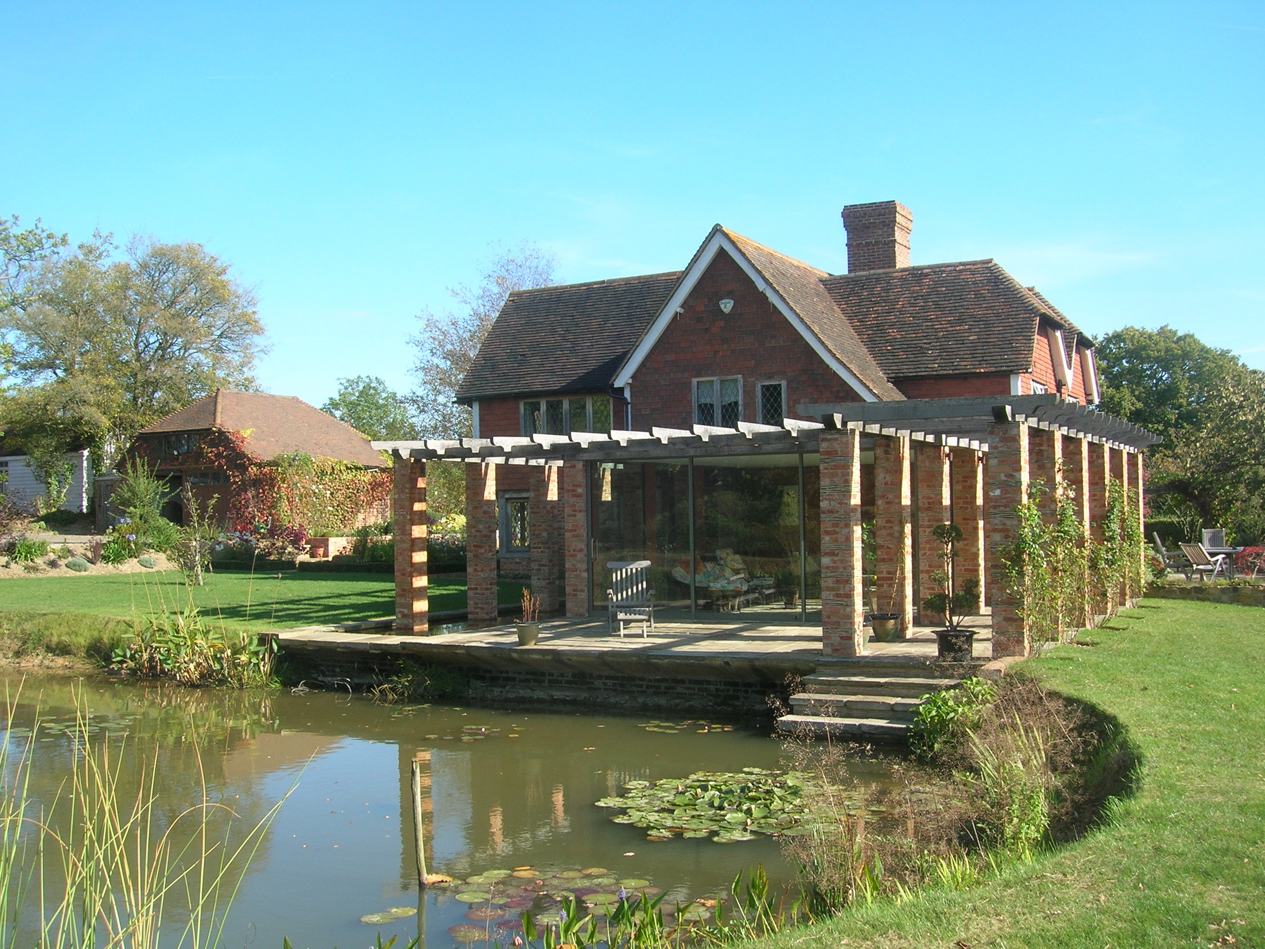 Pergola over Pond