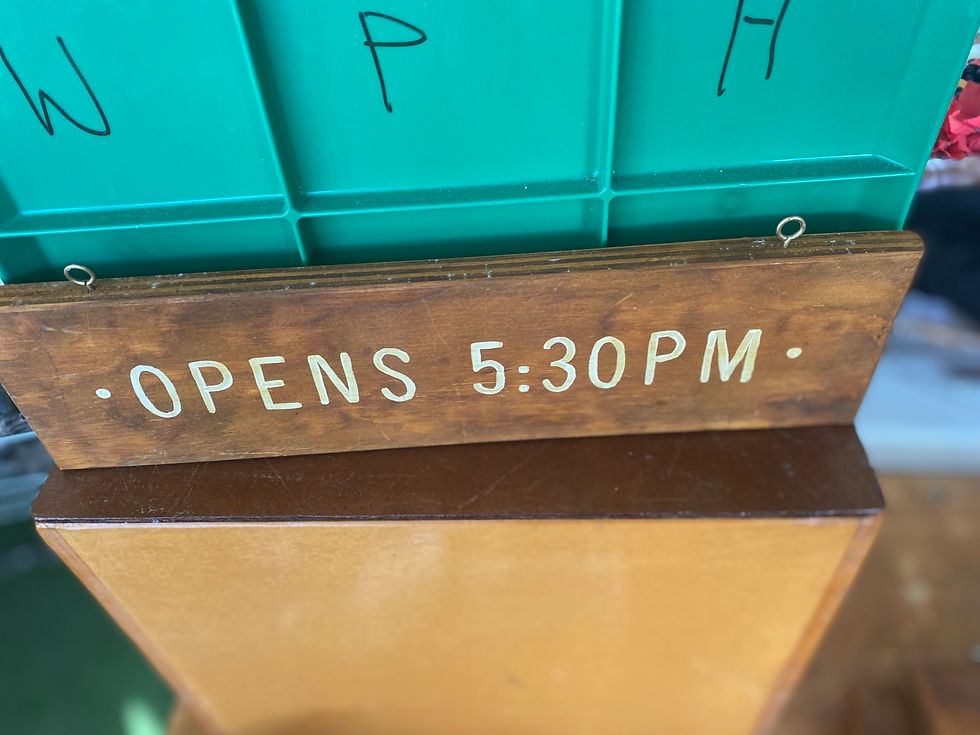 Sign Closes 5.30PM | whangamatapartyhire