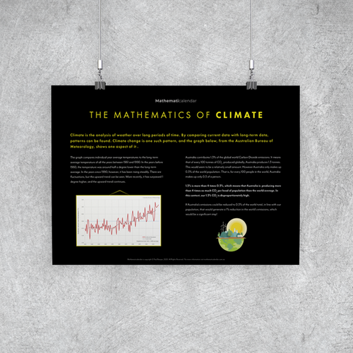 "The Mathematics of Climate" Poster | Mathematicalendar