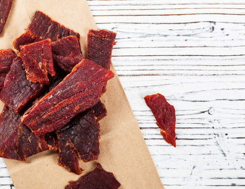 Cudlobe Angus Bar-B-Que Bourbon Beef Jerky | Brisket Case