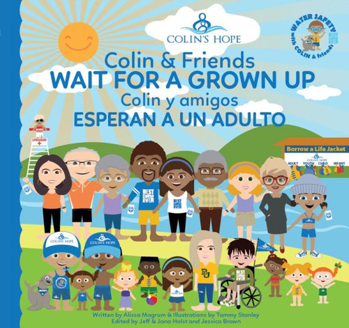 Bilingual Board Book: Colin & Friends Wait For A Grown Up | Colin's ...