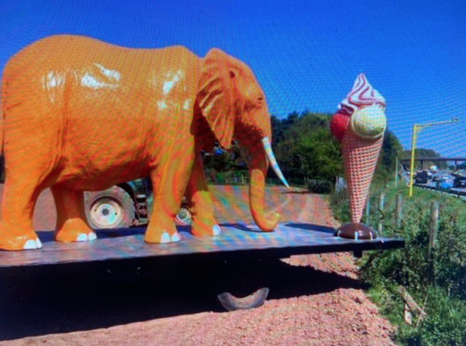 ORANGE ELEPHANT ICE CREAM COMES UP TRUMPS FOR ELLA