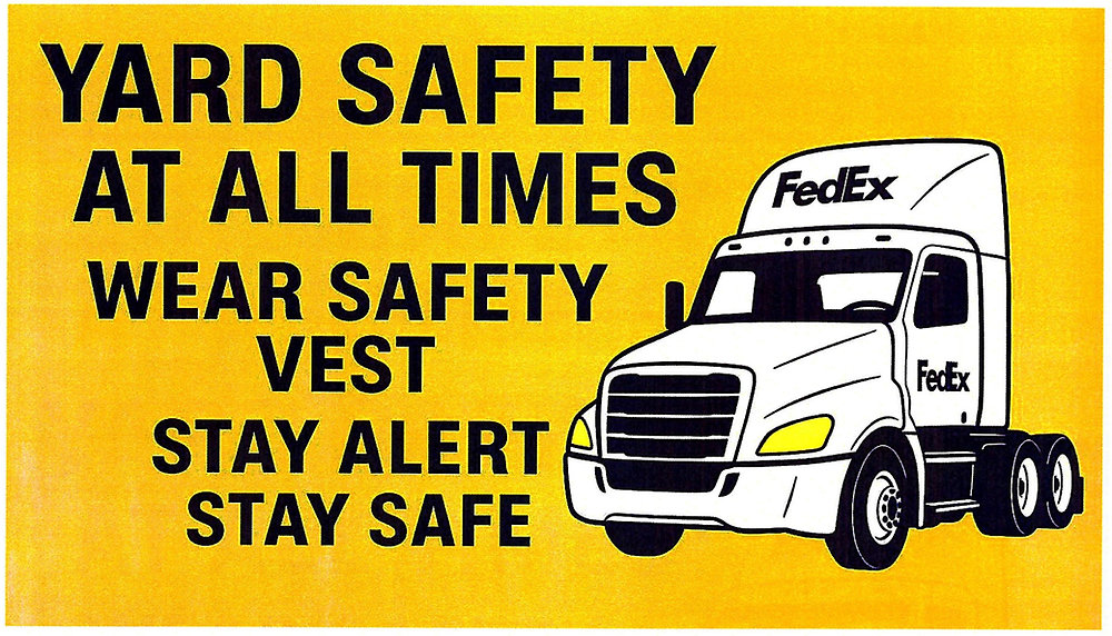 YARD SAFETY AT ALL TIMES