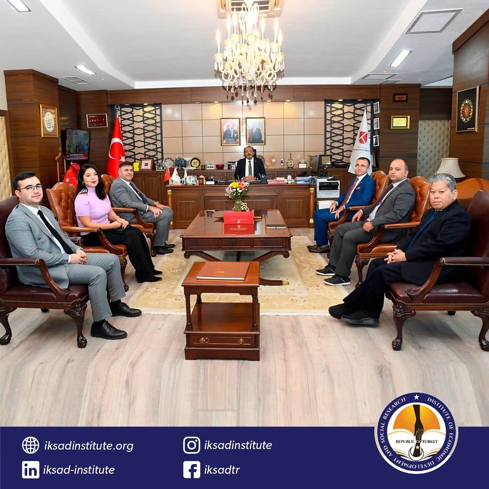 COURTESY VISIT OF İKSAD DELEGATION TO THE RECTOR OF KONYA TECHNICAL ...
