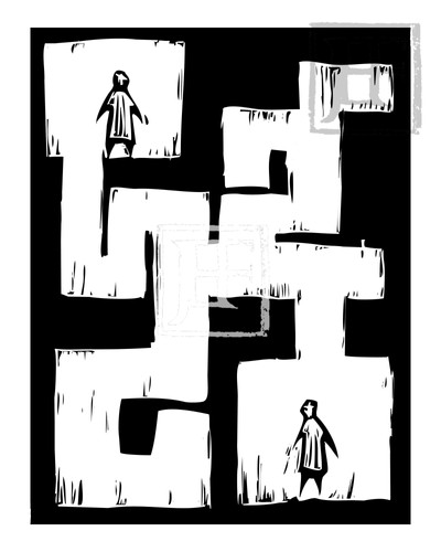 Maze People | art-of-jeff-thompson